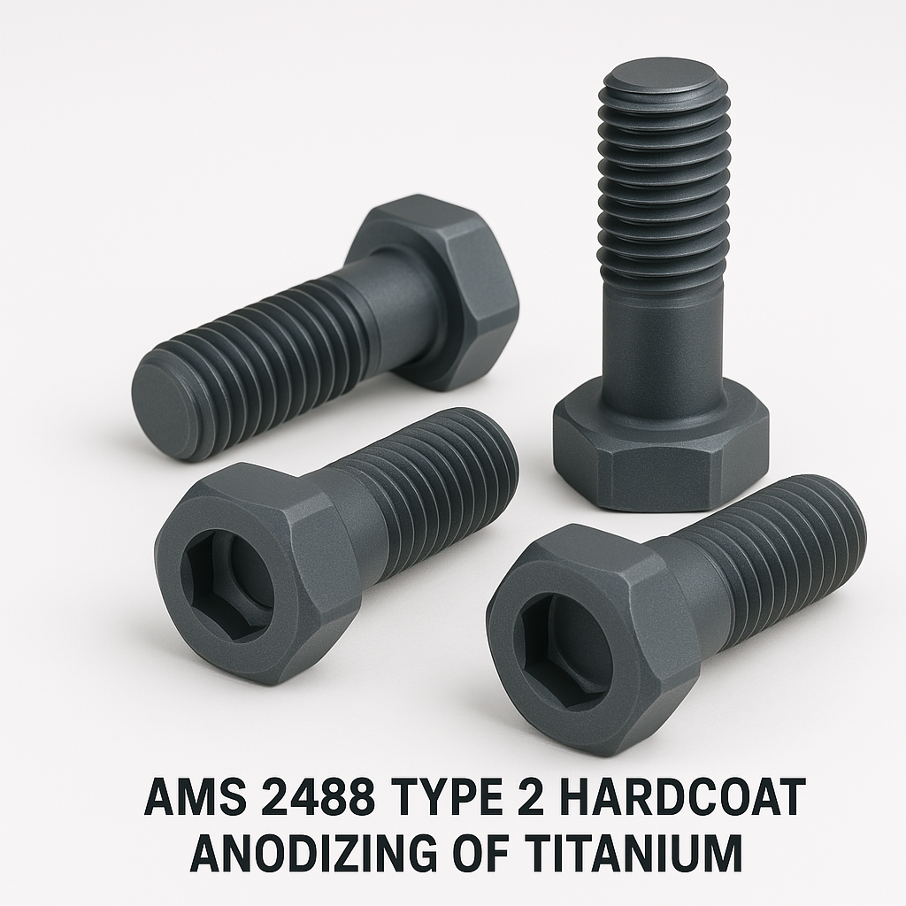 AMS 2488 Type 2 Titanium Hardcoat Anodizing